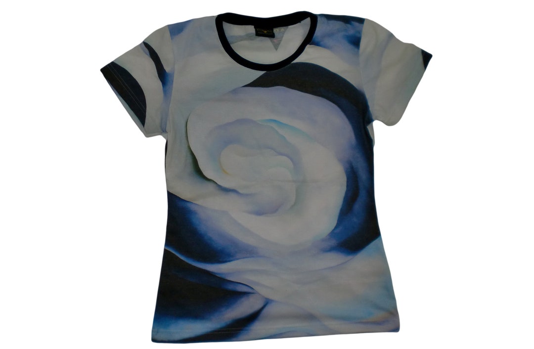O'keeffe White Rose Print T-shirt: American Modernism Art - Etsy