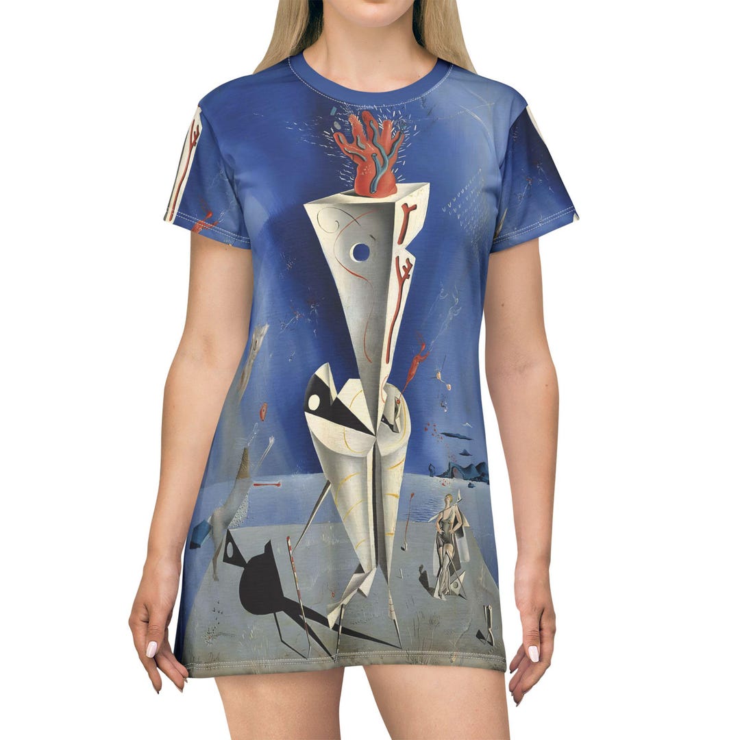 Salvador Dali Surrealism T-shirt Dress: Fine Art Graphic Tee - Etsy