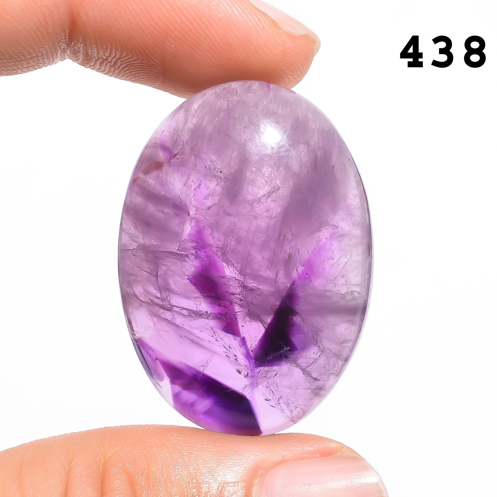 Natural Trapiche Amethyst Cabochon Amethyst Loose Gemstone | Etsy