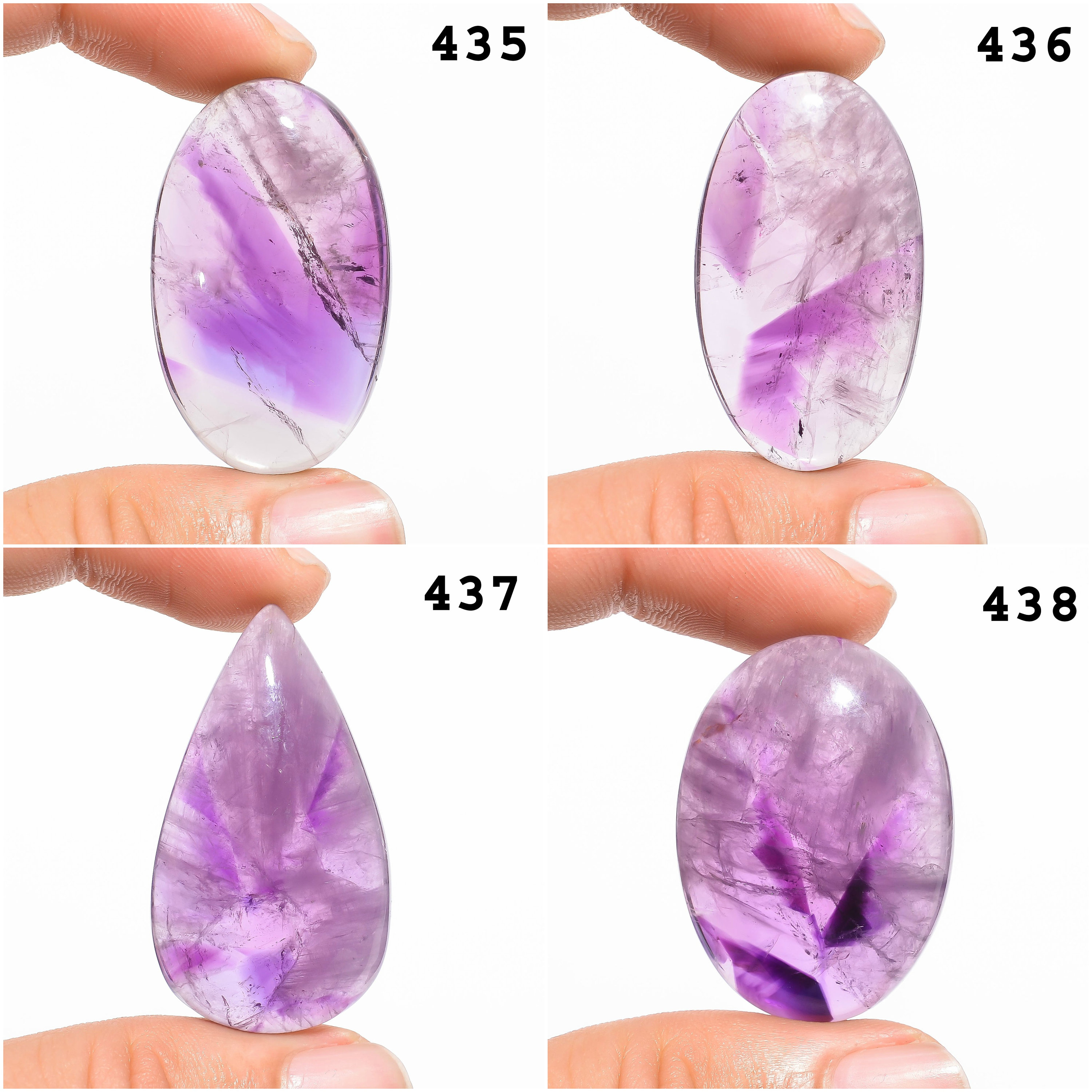 Natural Trapiche Amethyst Cabochon Amethyst Loose Gemstone | Etsy