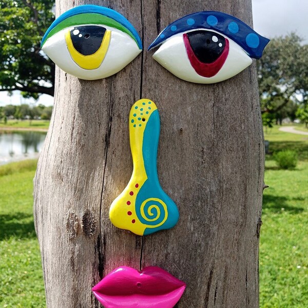 Funny Tree Faces - Etsy