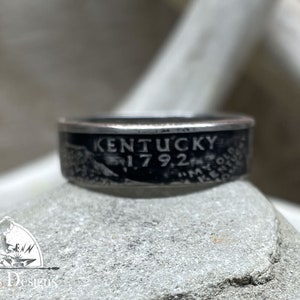 KENTUCKY US State Quarter Coin Ring Size 6-14, Coin Ring, Coin Jewelry ...