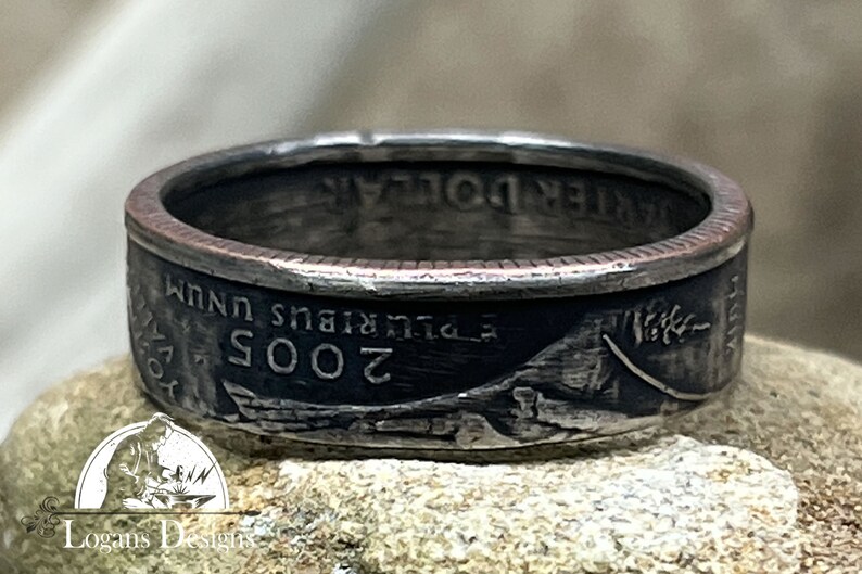 CALIFORNIA US State Quarter Coin Ring Size 6-14 Coin Ring - Etsy
