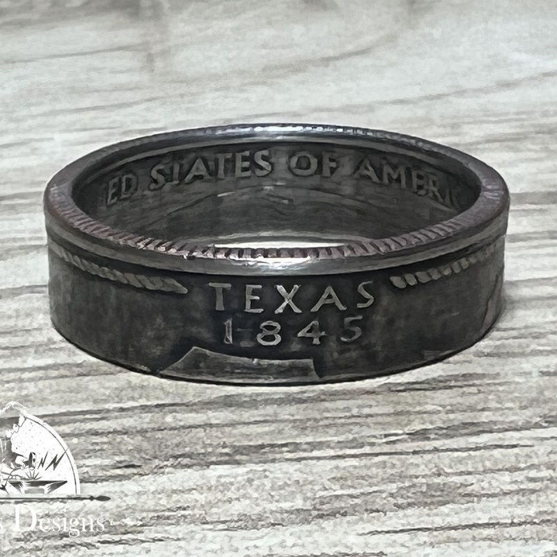 Texas Coin Ring - Etsy