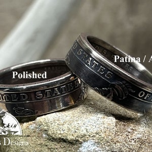 Sacagawea Golden Dollar Coin Ring Coin Ring Size 6-11 - Etsy