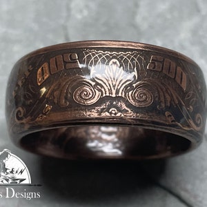 500-dollar Bill Silver Certificate Coin Ring. Handcrafted 1 Oz .999% ...
