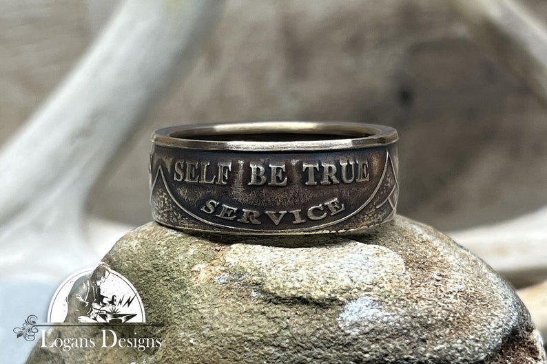 AA Ring Sobriety AA Anniversary Alcoholics Anonymous Coin Ring - Etsy