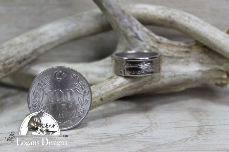 Turkey 100 Lira Coin Ring Coin Jewelry Random Years Ring | Etsy