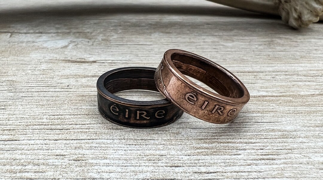 Ireland Penny Coin Ring - Etsy