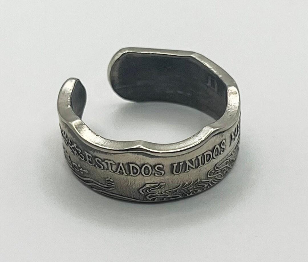 Mexico Coin Ring 10 Pesos Mexican Ring Handmade Ring Unique Gift - Etsy