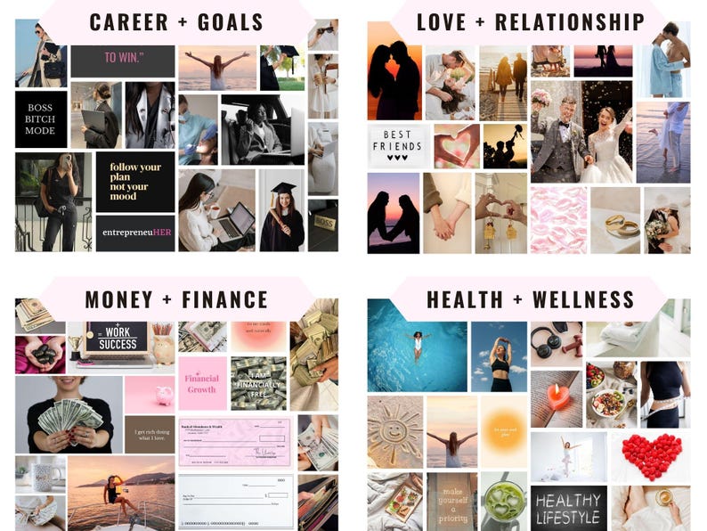 2500+ Vision Board Kit Whole Bundle, Images & Affirmations (digital ...