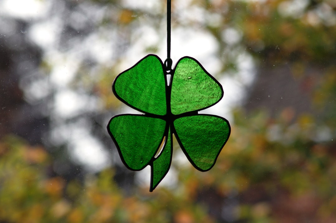 4-leafed Clover Suncatcher - Etsy