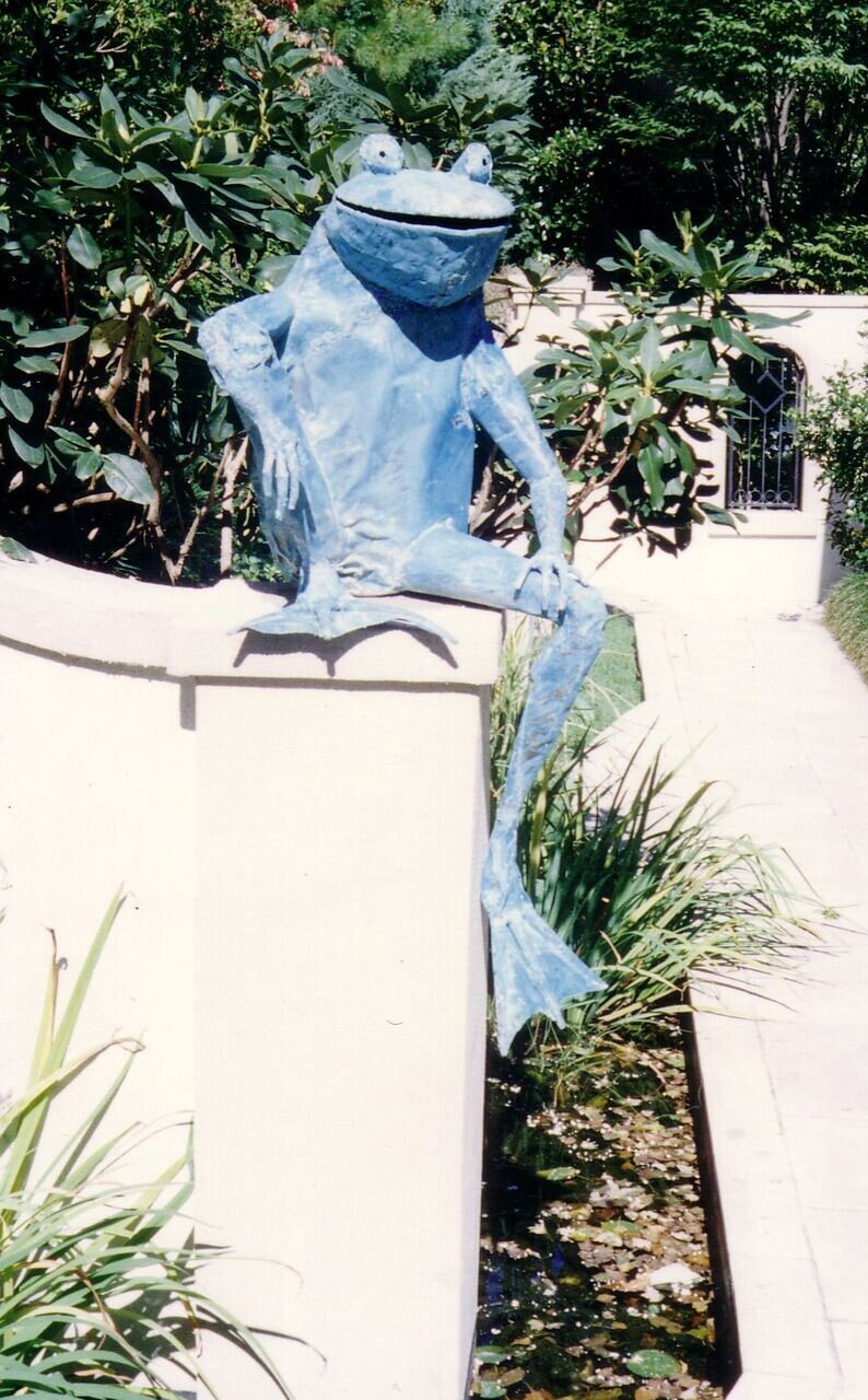 Human Sized Copper Frog With Leg Dangling, by Beau Smith - Etsy