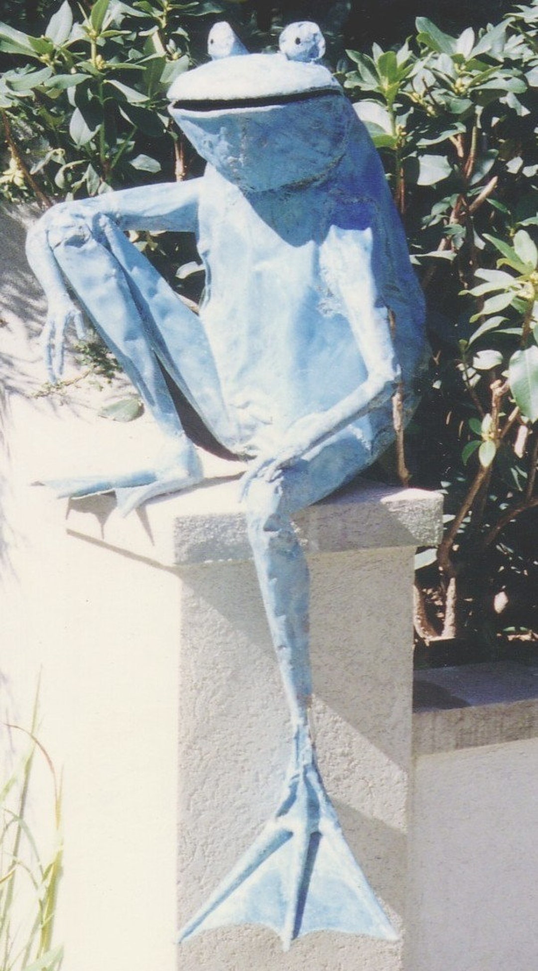 Human Sized Copper Frog With Leg Dangling, by Beau Smith - Etsy