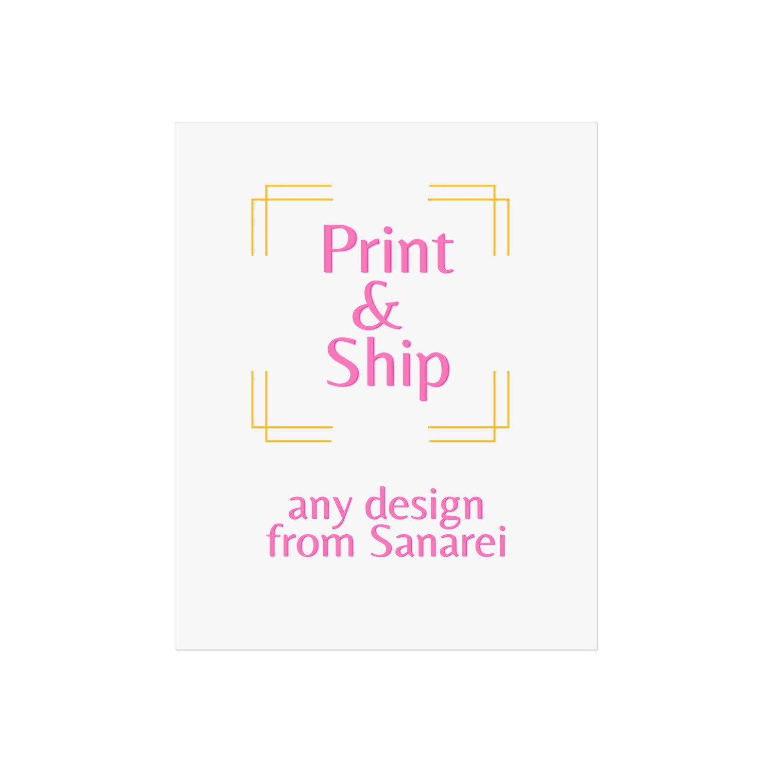 Print and Ship Any Design Giclee Print Posters - Etsy