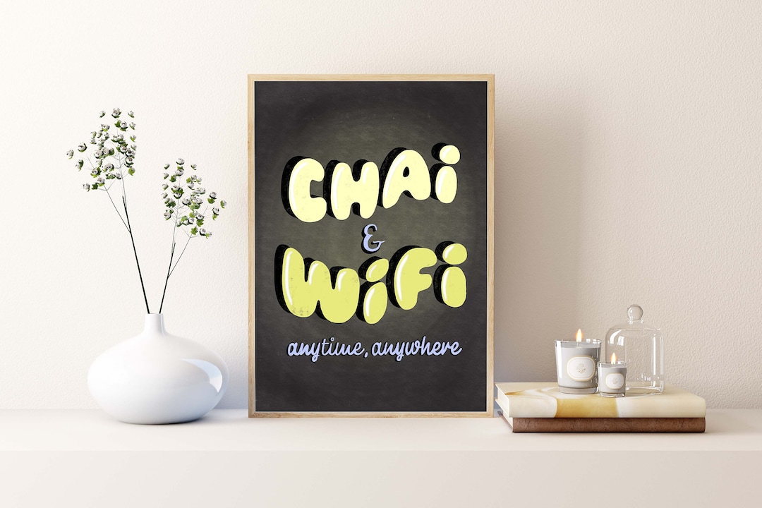 Chai Poster Indian Desi Poster for Chai Lover South Asian Poster for ...