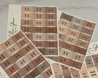 Elevated Rose Gold Foil Bible Tabs Bible Journaling - Etsy