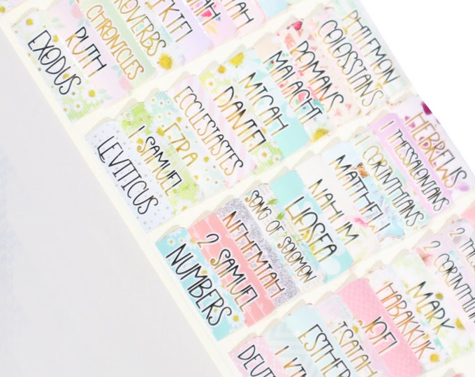 Fearless Gold Foil Bible Tabs Bible Journaling Bible Accessories Self ...