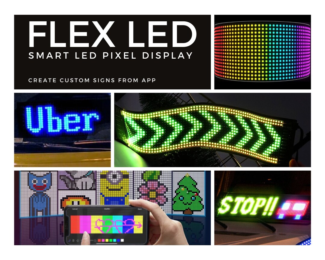 Flexled the Dynamic Pixel Glow Panel Programmable Circuitry Encased in ...