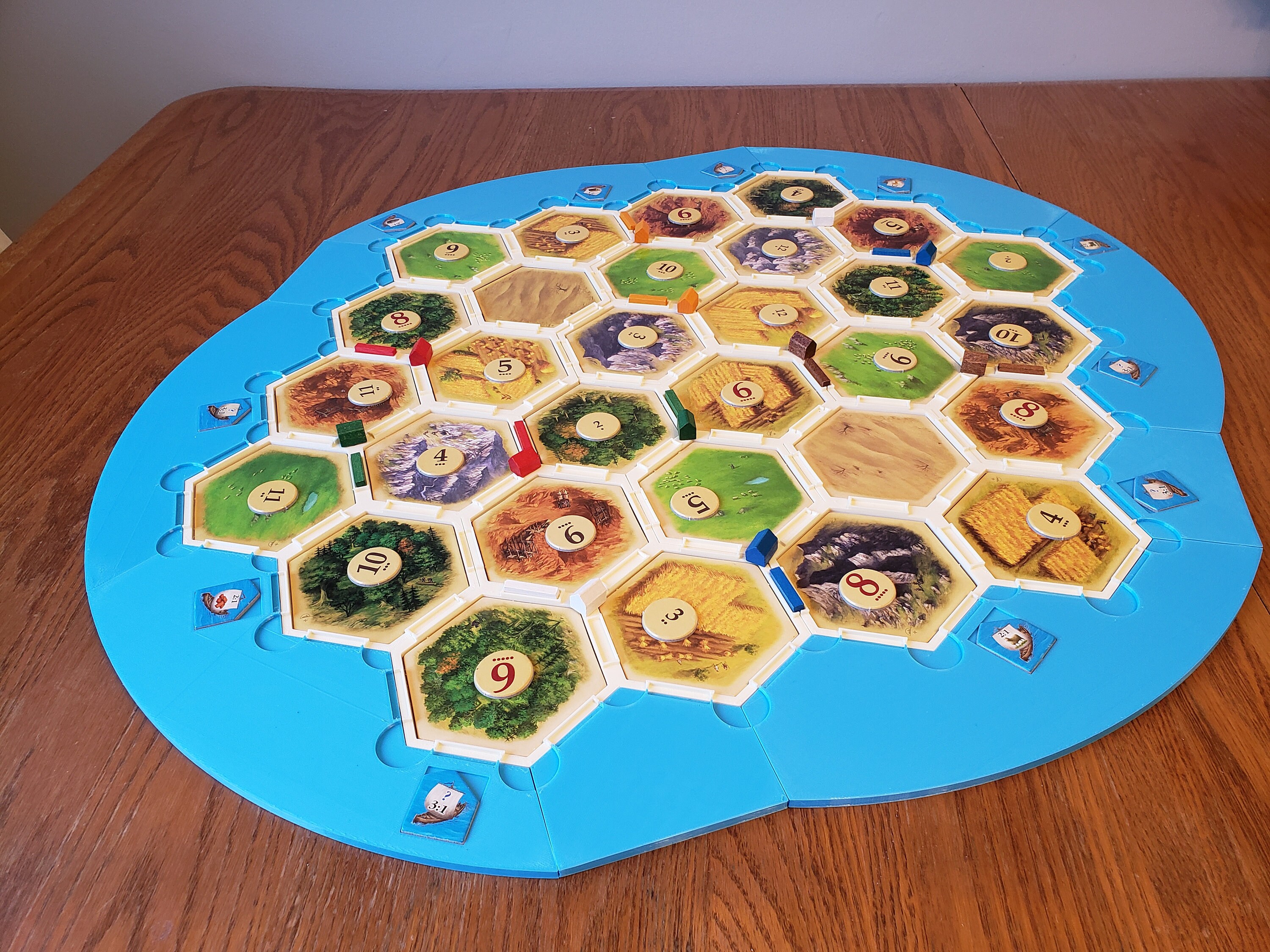 Settler Hexagon Board Game Frame - Etsy