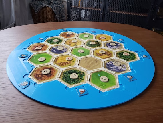 Settler Hexagon Board Game Frame - Etsy