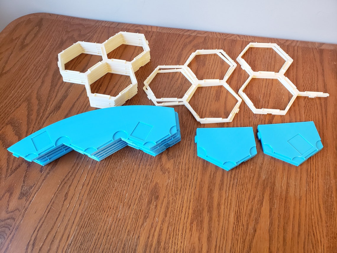 Settler Hexagon Board Game Frame - Etsy