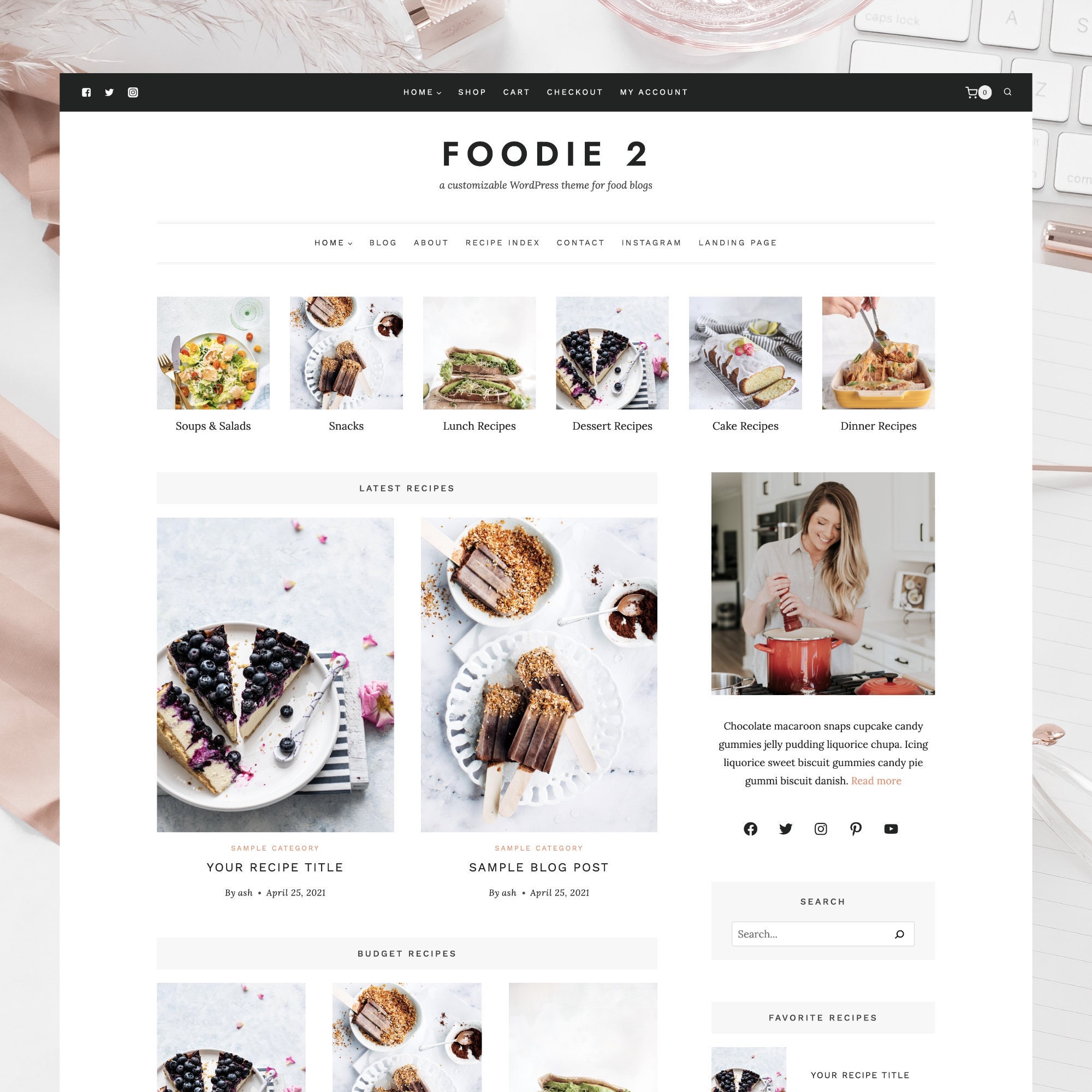 Foodie 2 Customizable Responsive WordPress Theme for Food | Etsy Foodie 2 Customizable Responsive WordPress Theme for Food | Etsy