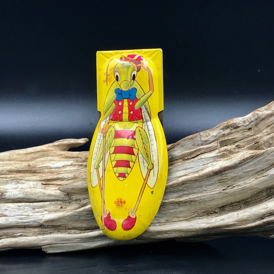VTG Tin Litho Grasshopper/cricket Clicker Toy Noise/maker Toy, U.S ...