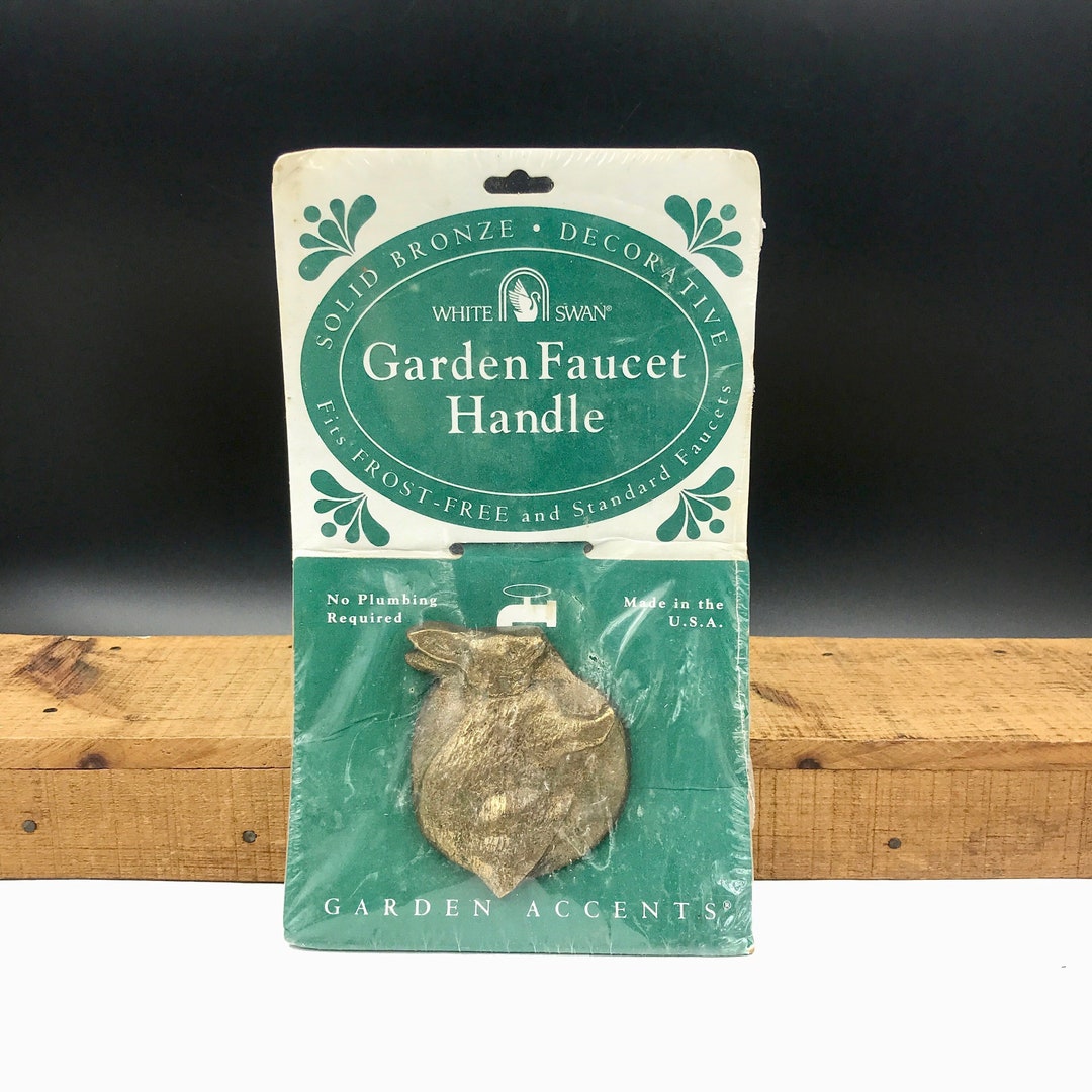 1993 VTG New Old Stock UNOPENED Solid Bronze Bunny Rabbit Garden Faucet ...
