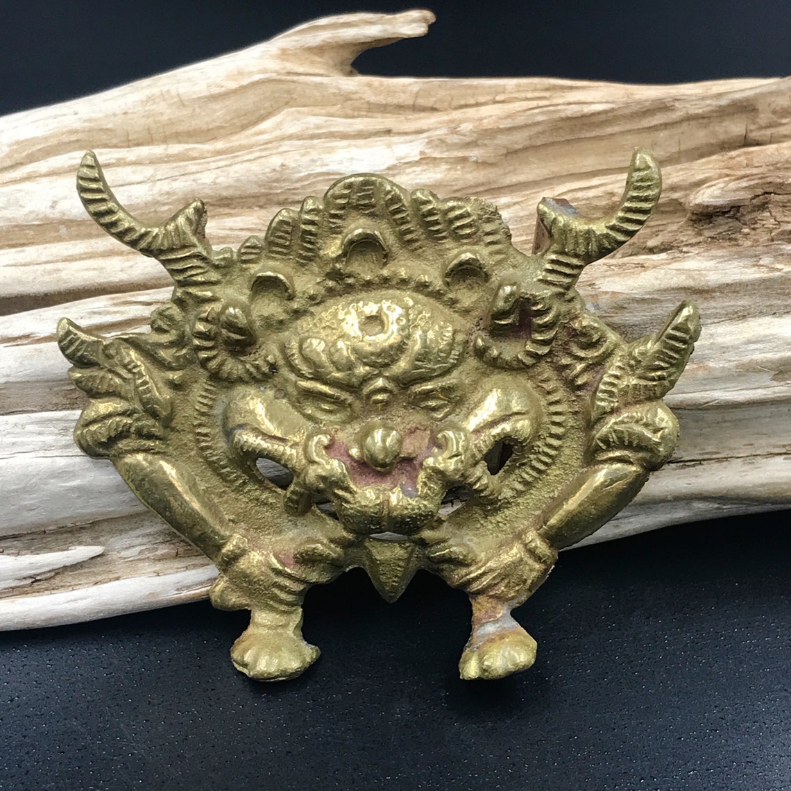 VTG Himalayan Nepali Cheppu/Garuda Brass Belt Buckle Tibetan | Etsy