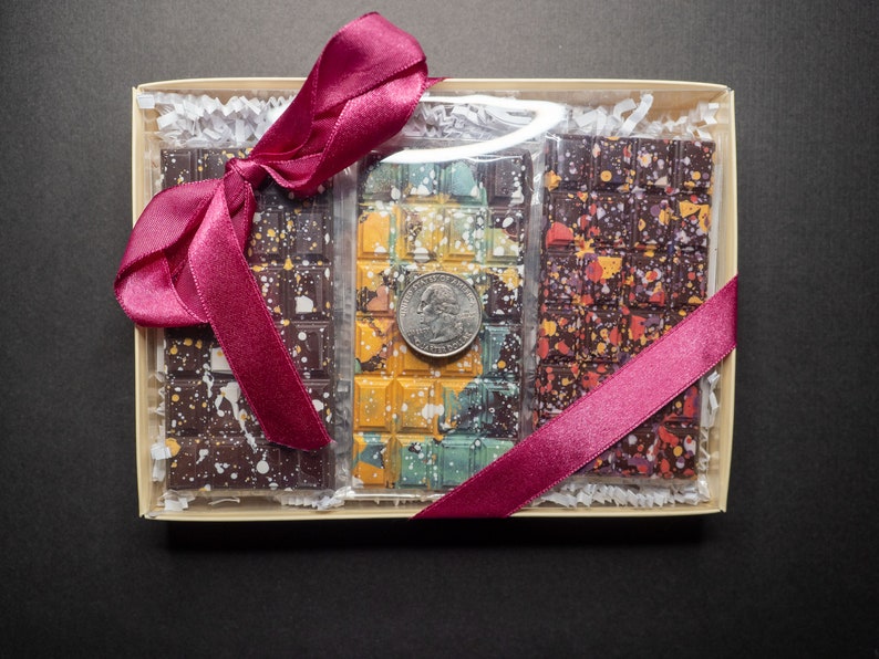 Handmade Vegan Chocolate Bar Gift Box: Coffee Shop Flavors - Etsy