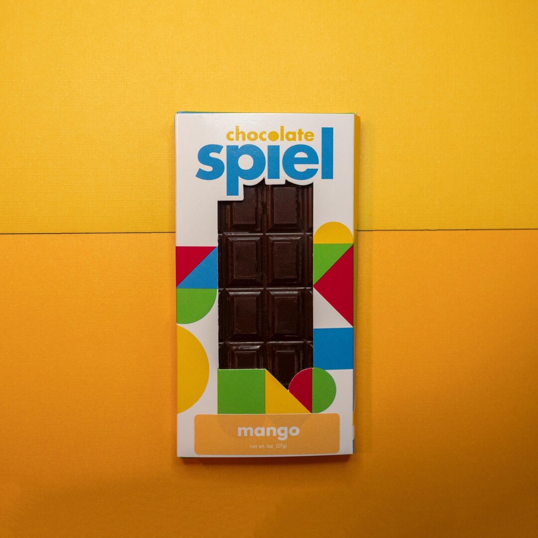 Mango Chocolate Bar | Bean to Bar Chocolate | No Color | With Dried ...