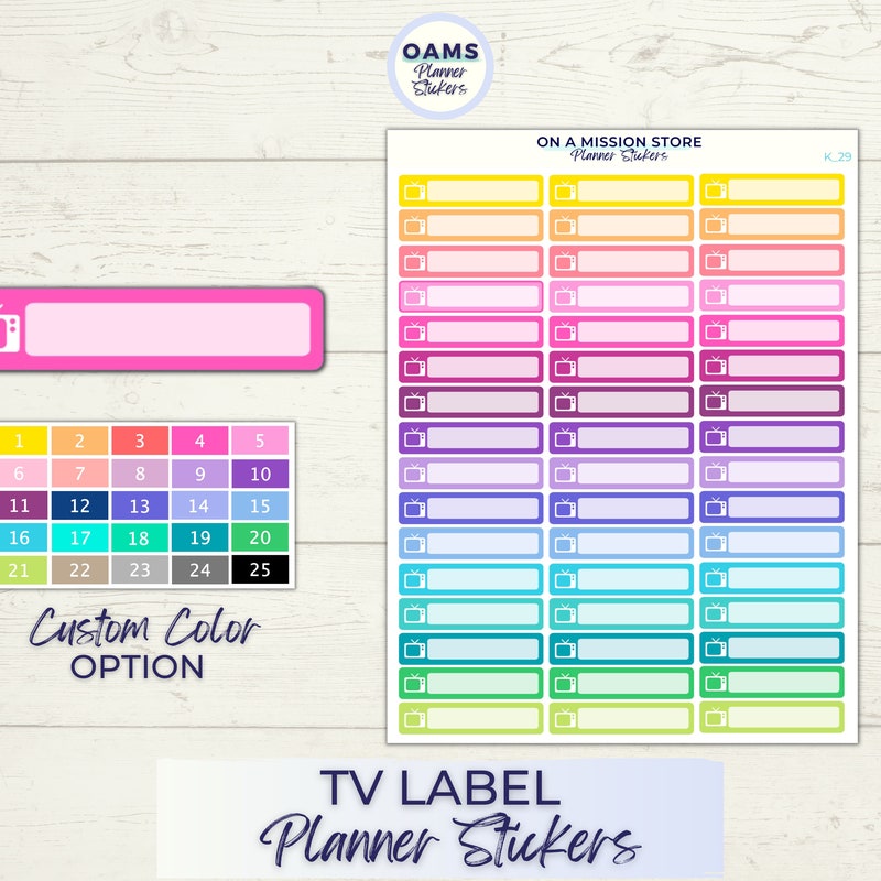 Television Stickers - Etsy