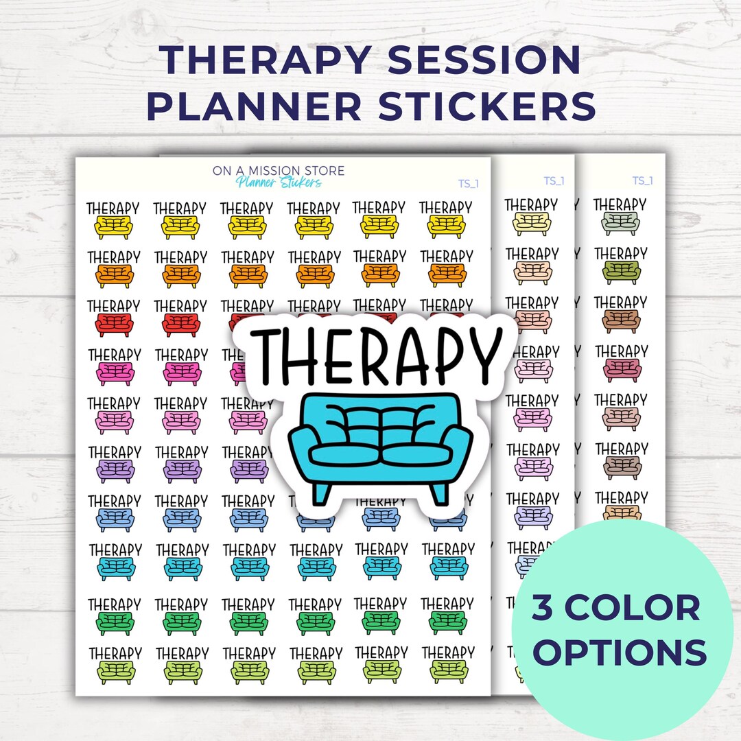 Therapy Stickers, Therapy Planner Stickers, Mental Health Stickers ...