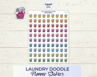 LAUNDRY BASKET Planner Stickers - Etsy
