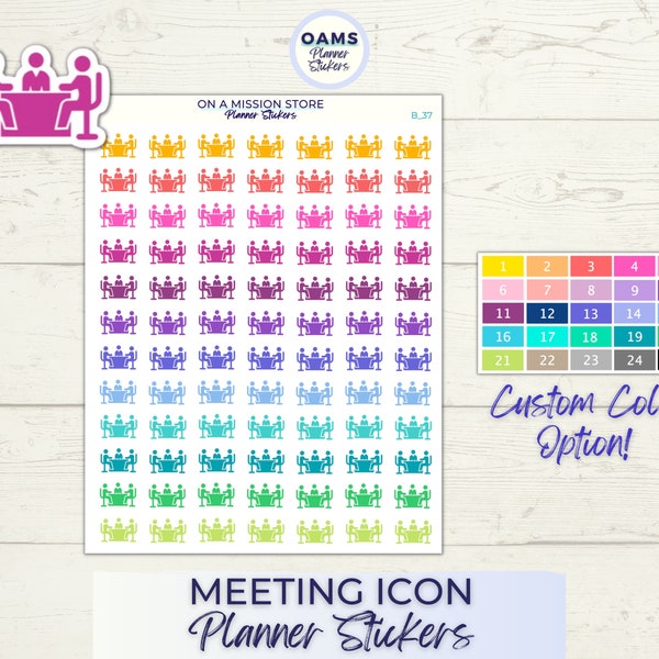 Meeting Sticker - Etsy
