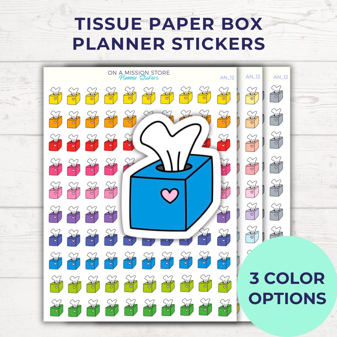 Sick Day Stickers, Tissue Box, Day Off, Chronic Illness, Symptom ...