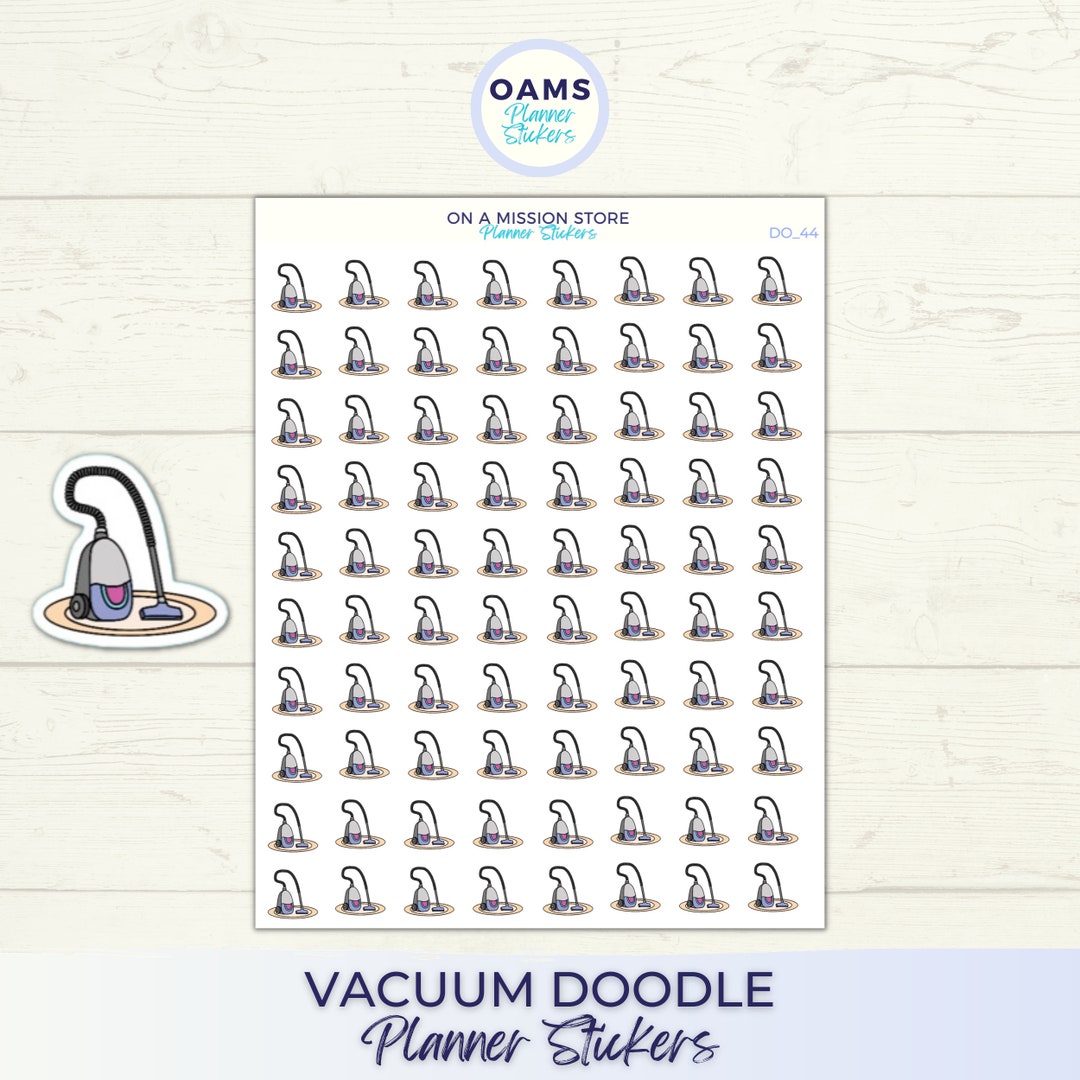 Vacuum Stickers, Cleaning Stickers, Household Stickers, Chore Stickers ...