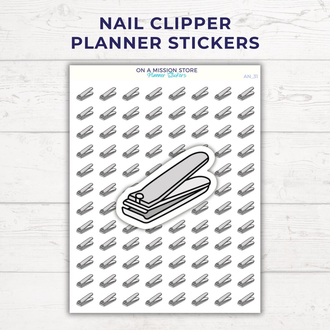 Nail Clipper Stickers, Manicure, Pedicure, Beauty Stickers, Pet Nail ...
