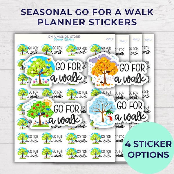 Walk Stickers - Etsy