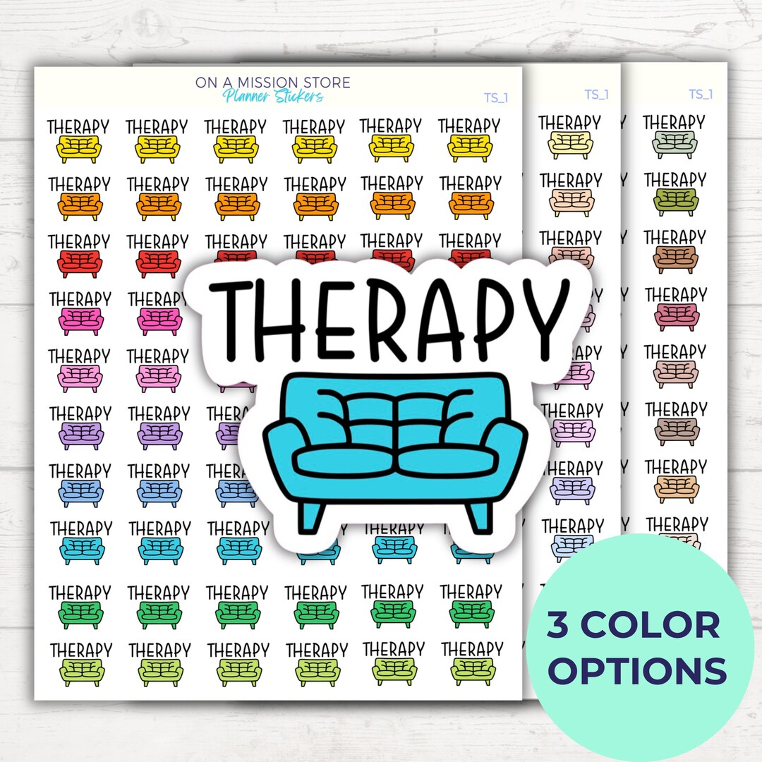 Therapy Stickers, Therapy Planner Stickers, Mental Health Stickers ...