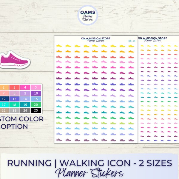 Running Stickers - Etsy