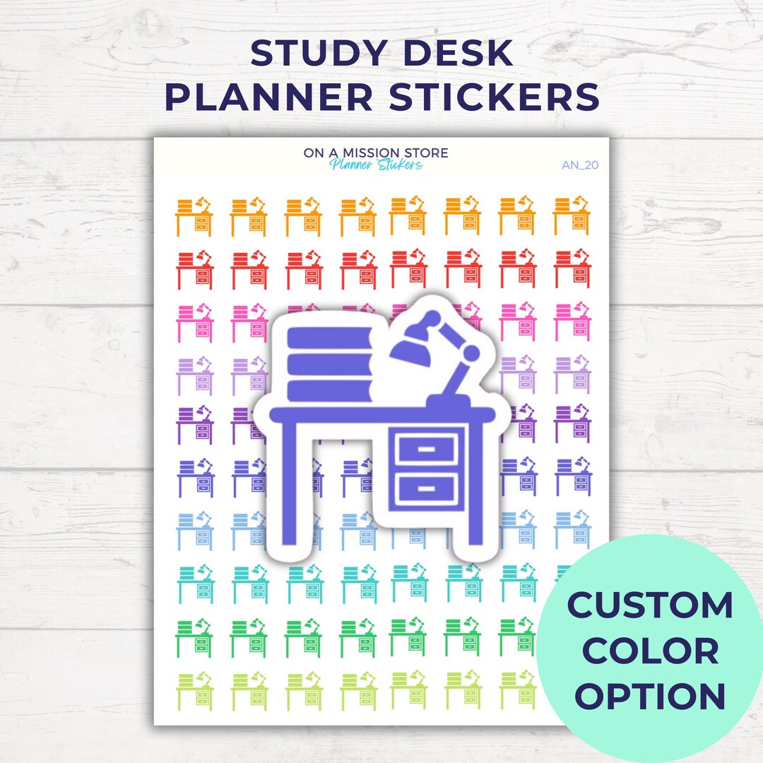 Study Stickers,student Stickers, Teacher Stickers, Work Planner, Back ...