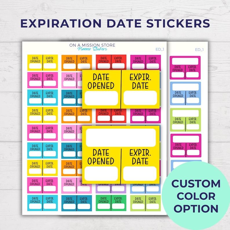 Expiration Date Stickers, Medicine Labels, Cosmetics Labels, Date ...