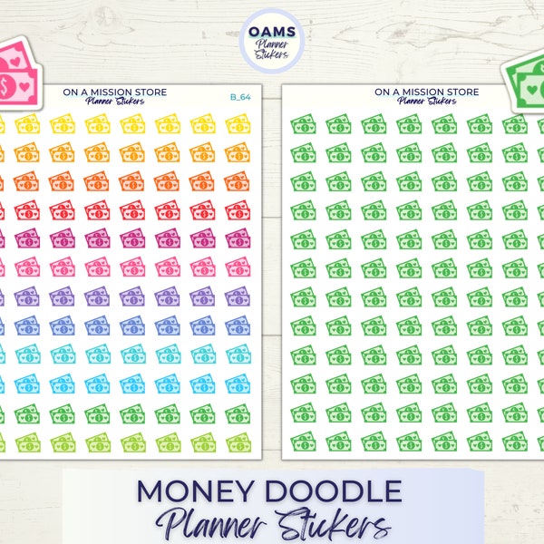 Money Stickers - Etsy
