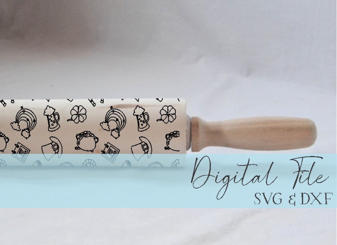 Patrones de rodillo grabados - Dxf y SVG - Diseño 2024-54 - Etsy México