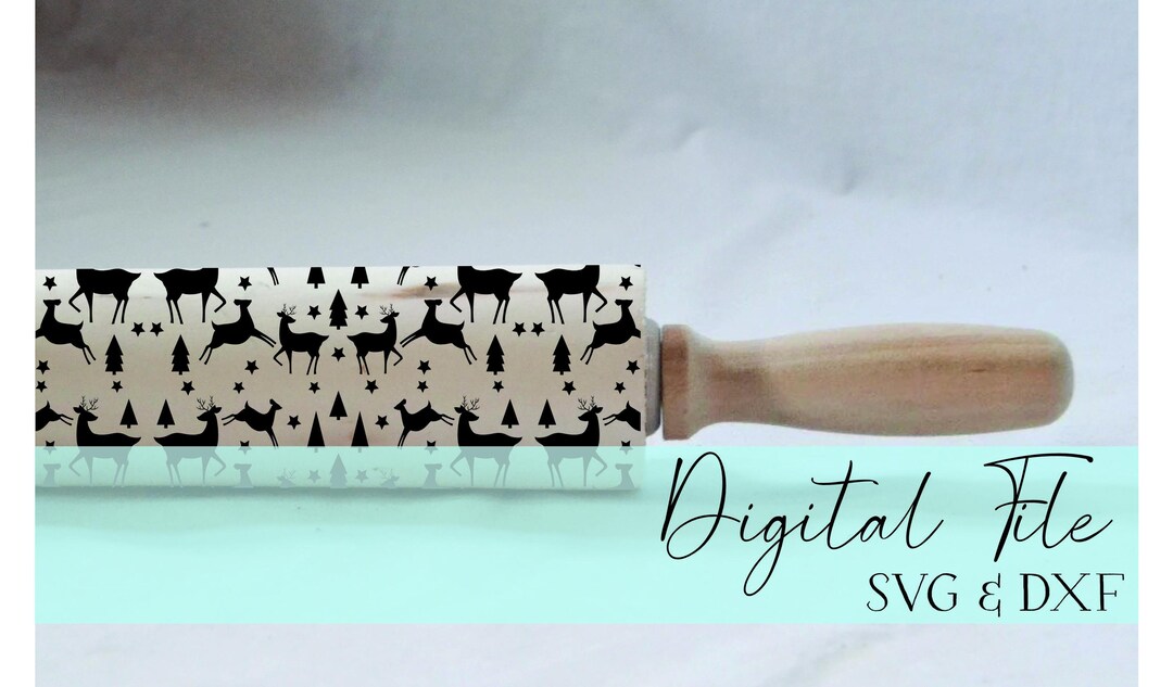 Engraved Rolling Pin Patterns - Dxf & SVG - Etsy