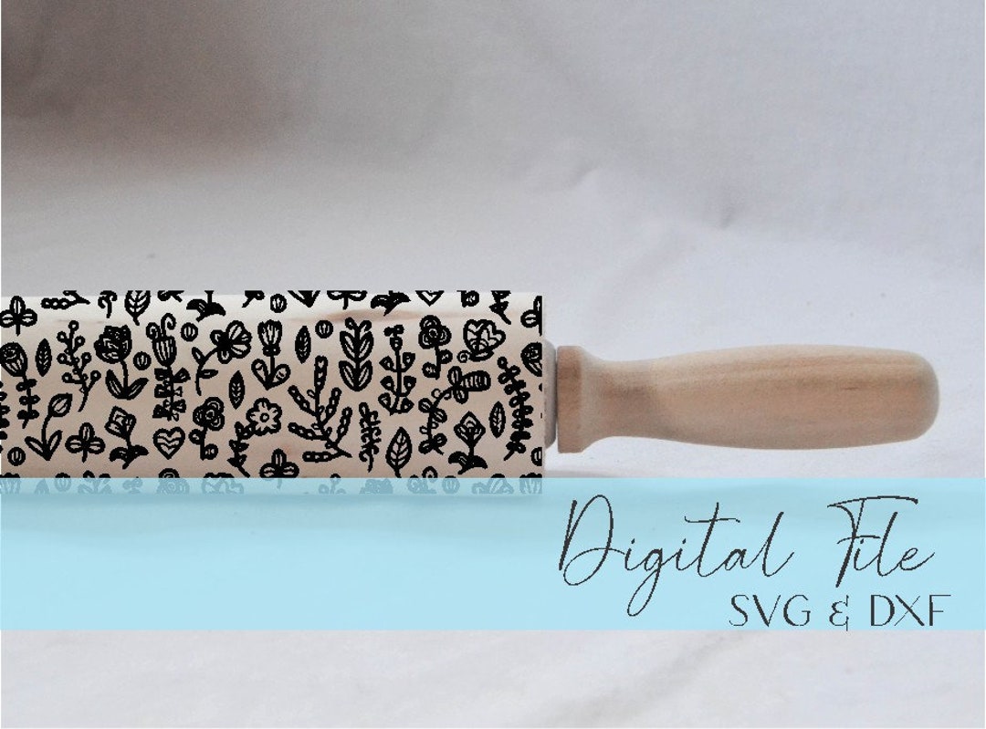 Engraved Rolling Pin Patterns - Dxf & SVG - Design 2020-22 - Etsy