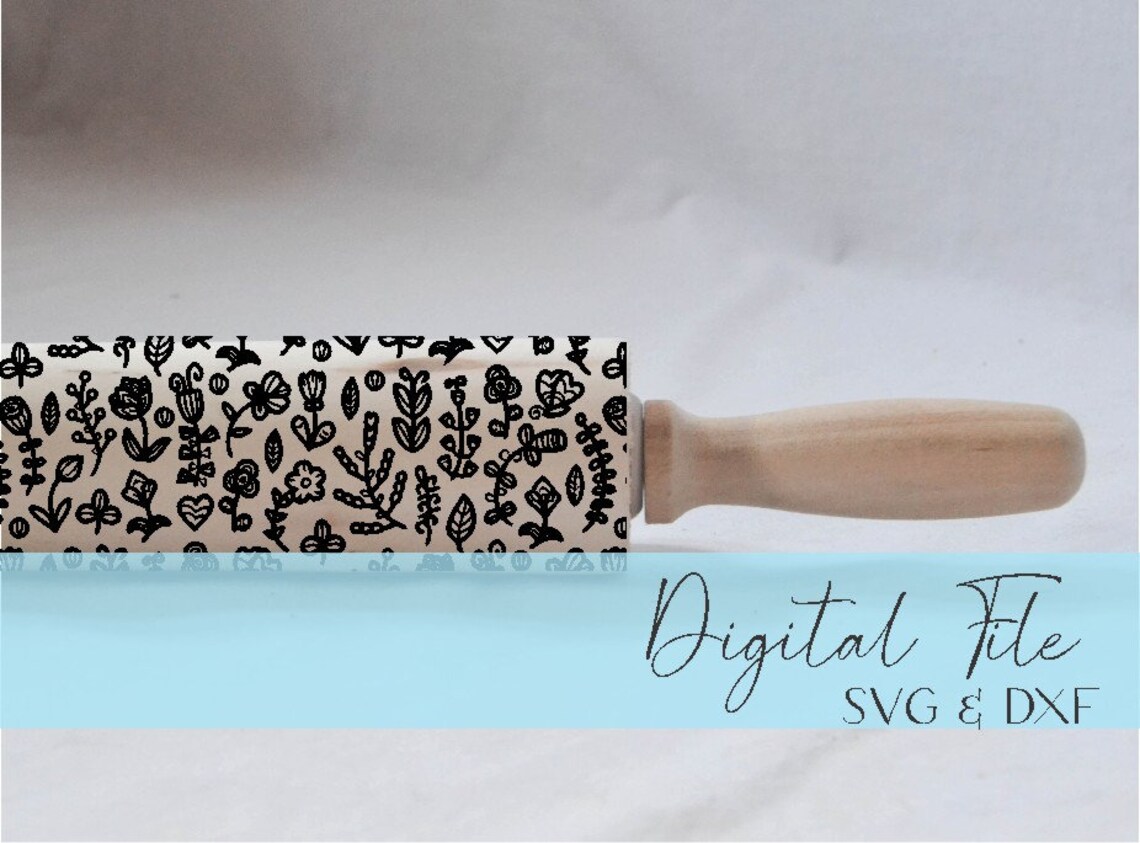 Engraved Rolling Pin Patterns - Dxf & SVG - Design 2020-22 - Etsy