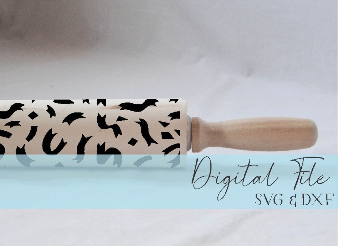 Engraved Rolling Pin Patterns - Dxf & SVG - Design 2024-39 - Etsy